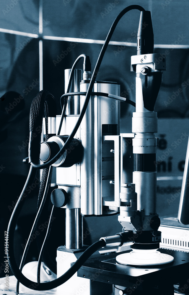 Electronic Optical Microscope without Ocular, Capturing of Image using ...