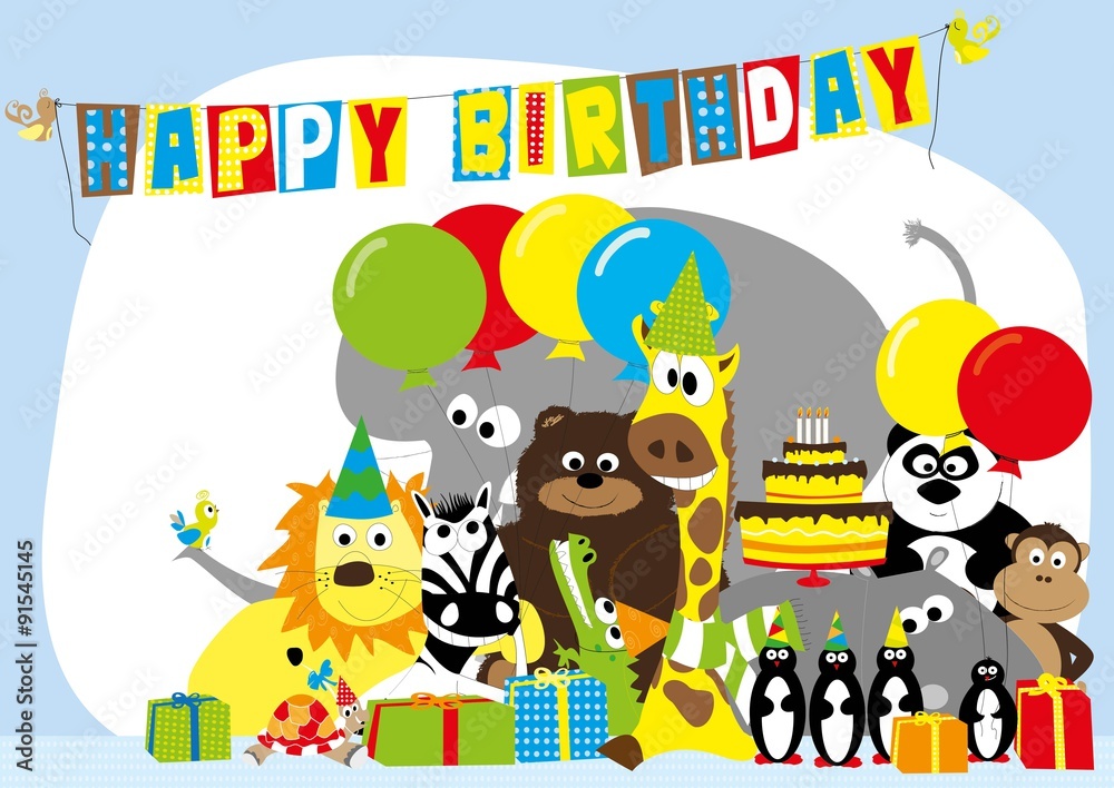 Happy Wild Animals
