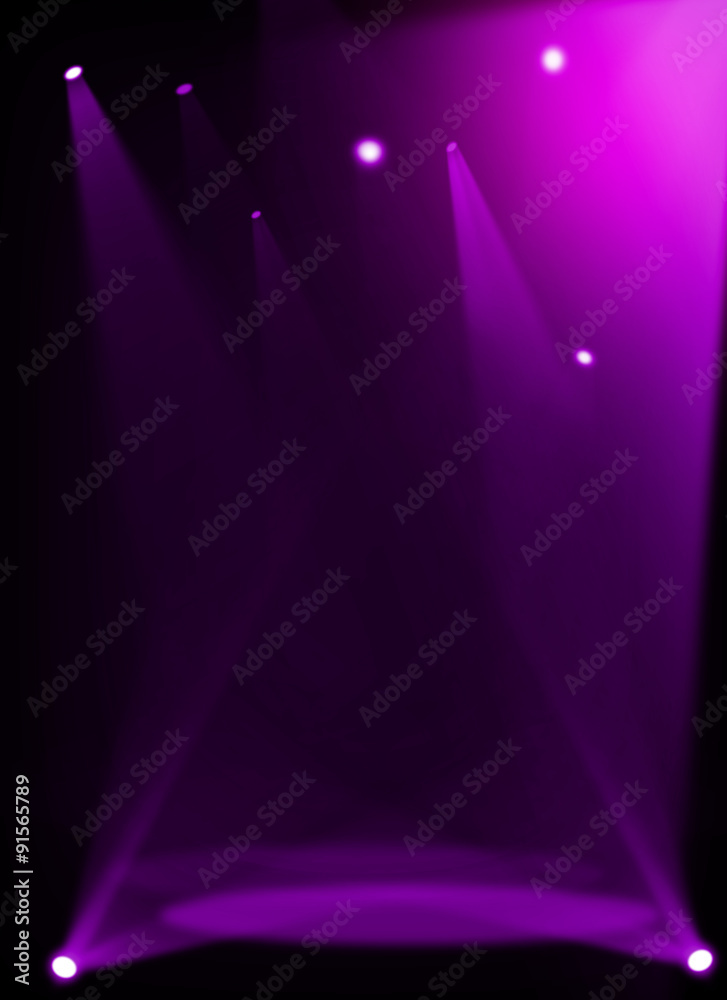 Purple stage background Stock Illustration | Adobe Stock