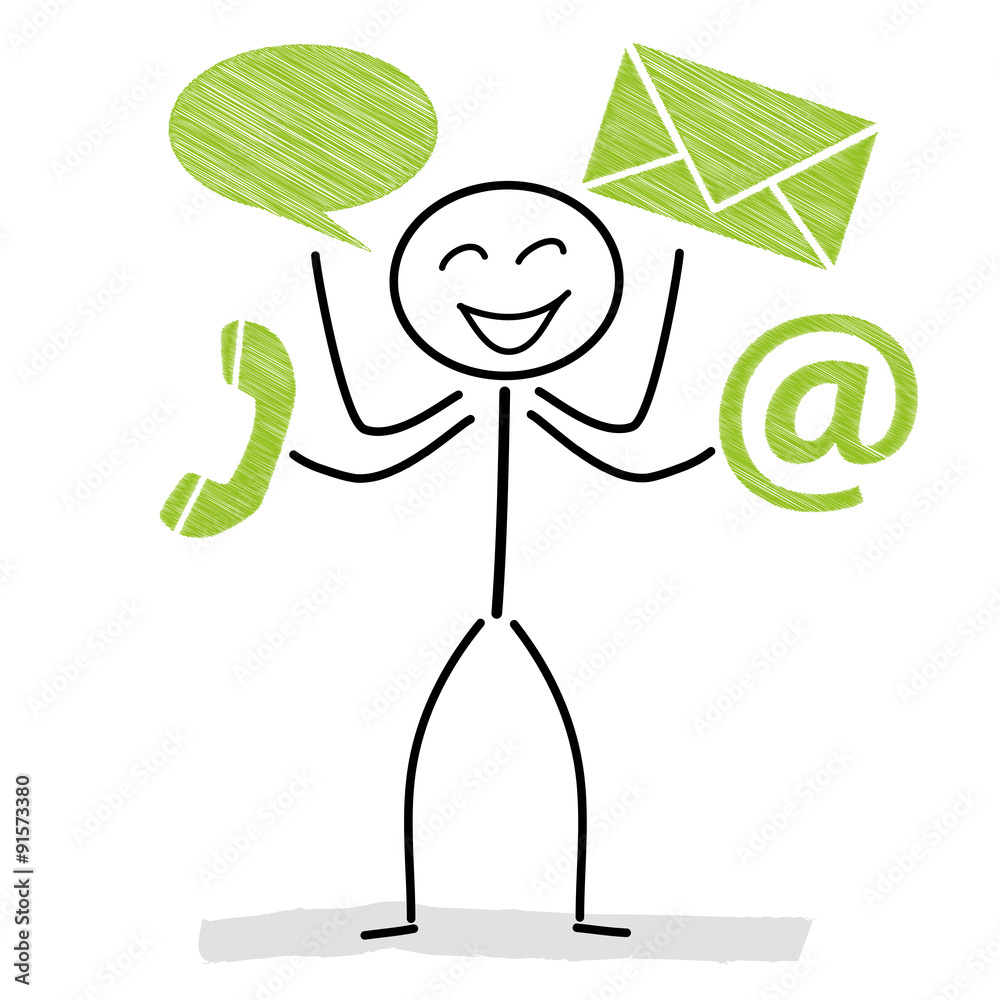 Kontakt Stock-Vektorgrafik | Adobe Stock