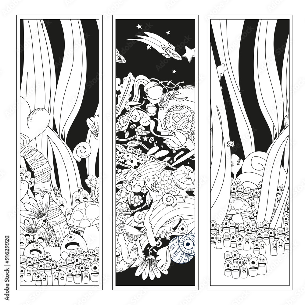 Mark pages for children books vector de Stock | Adobe Stock