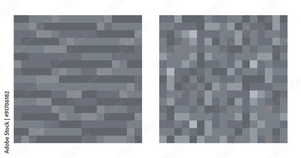 Texture for platformers pixel art vector - stone and gravel Stock ...