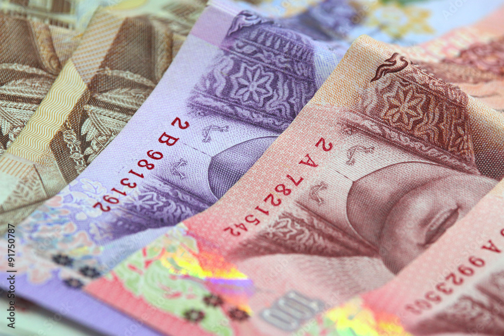 THB Bank note for background design. Stock Photo | Adobe Stock