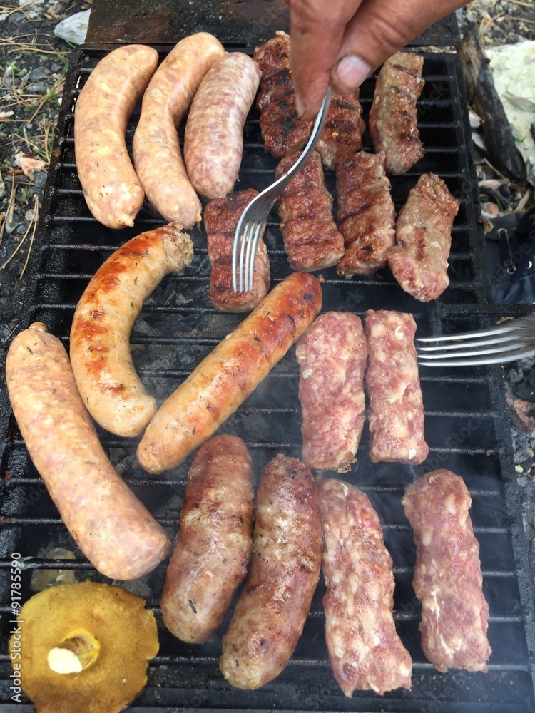 Mixed grill meat Stock Photo | Adobe Stock