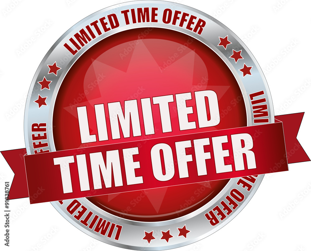 Limited Time Offer Button