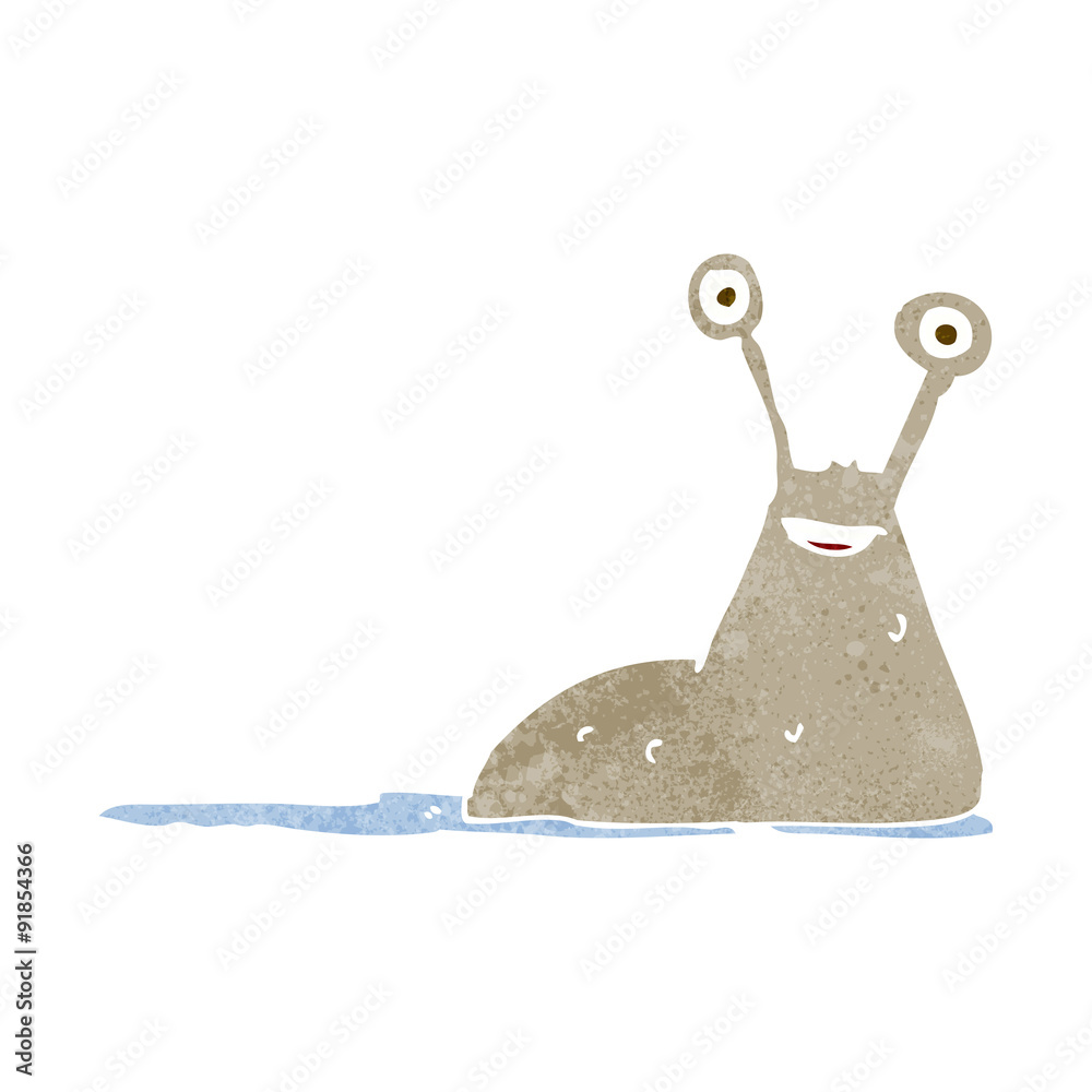 cartoon slug Stock Vector | Adobe Stock