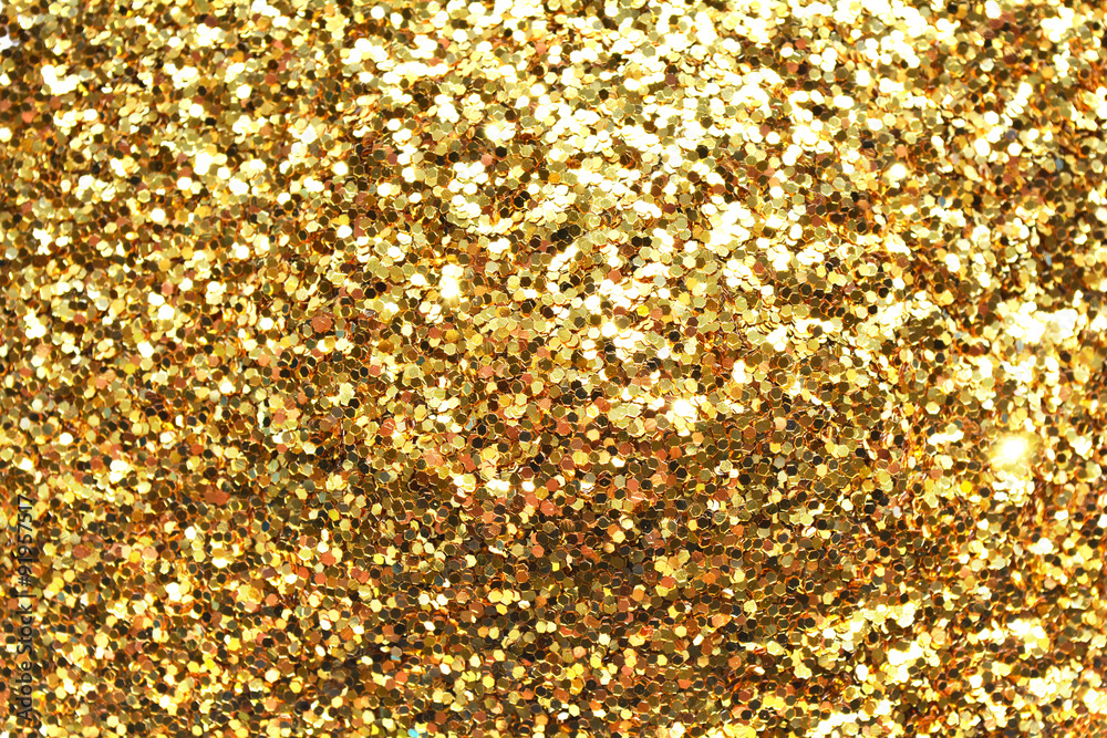 Gold sand and dust texture. Golden sparkling glitter background. Stock ...