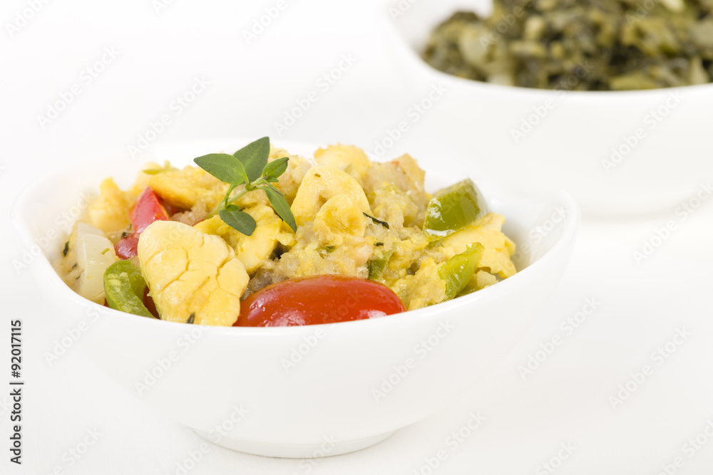 Ackee Jamaicano E Peixe Salgado Jamaican Ackee And Saltfish New