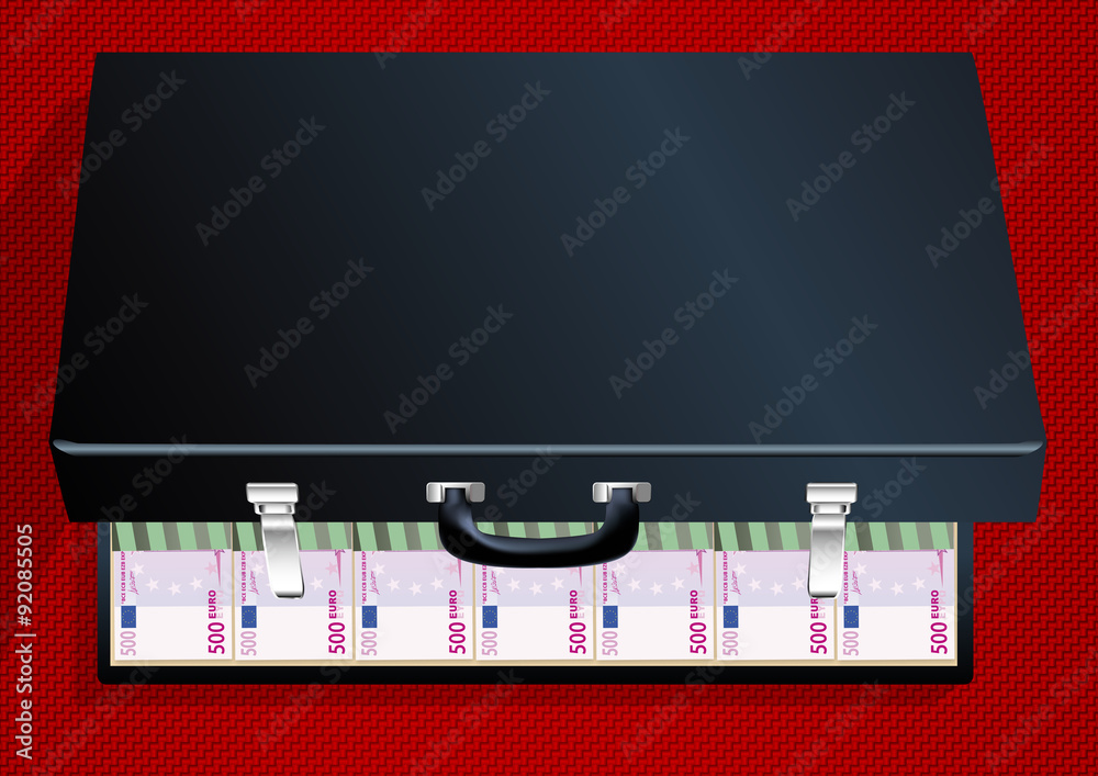 Vecteur Stock Malette Billets | Adobe Stock