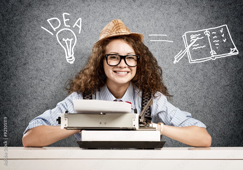 Foto de Writer waiting for inspiration do Stock | Adobe Stock