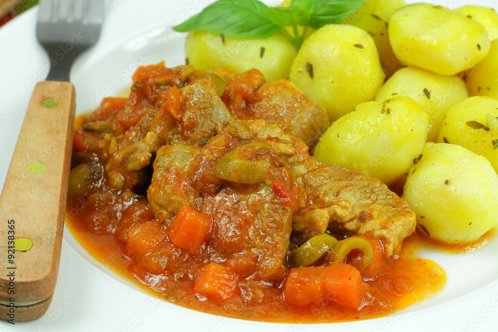 Saute De Porc A La Provencale