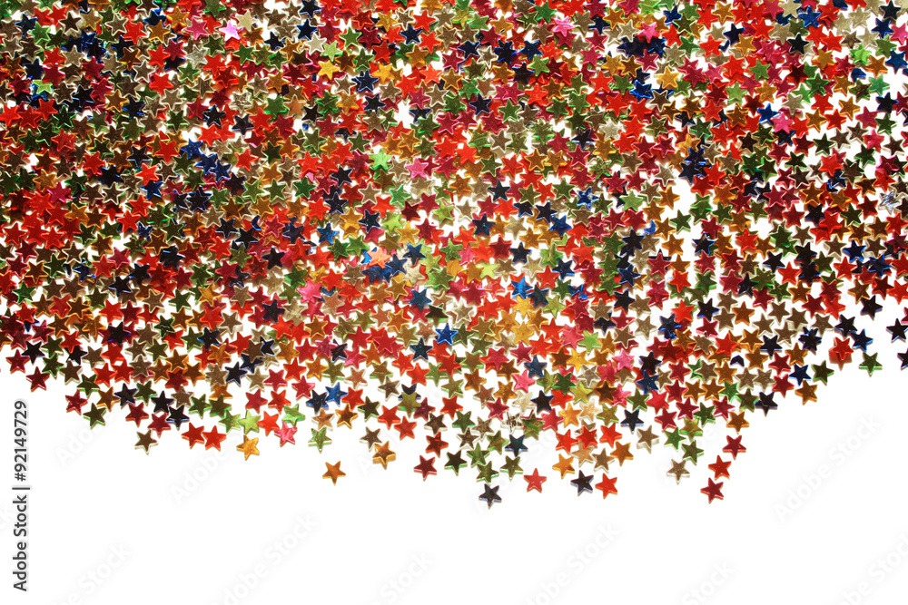 Scattering of tiny stars. Macro. Star background with copy space. Aged ...