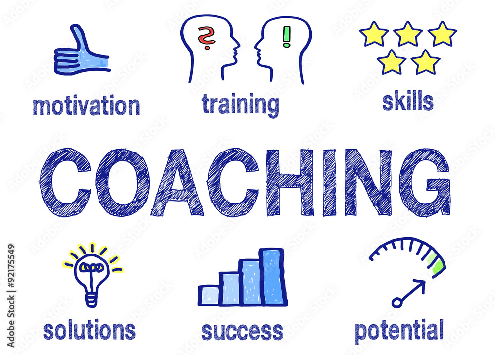 Coaching and Training Stock Illustration | Adobe Stock