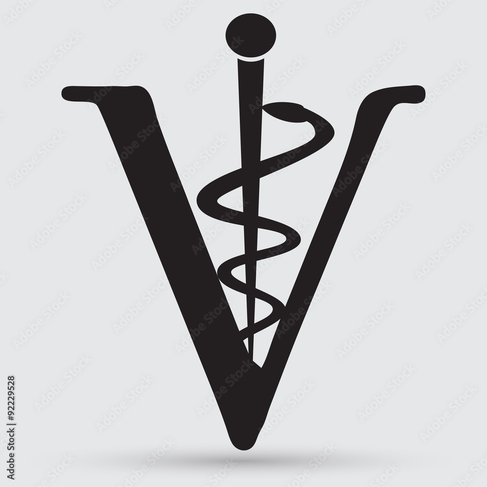 Veterinary sign cat and dog symbol Stock Vector | Adobe Stock