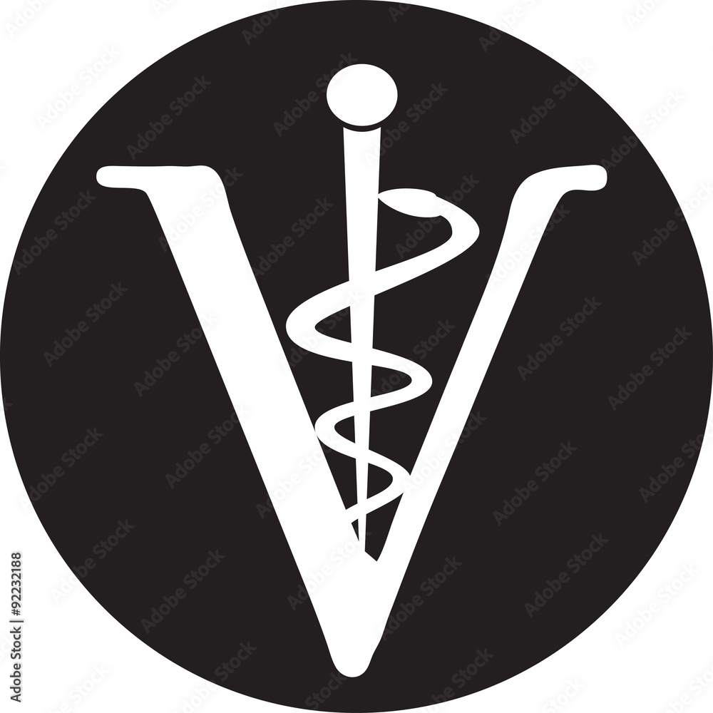 Veterinary sign cat and dog symbol Stock Vector | Adobe Stock