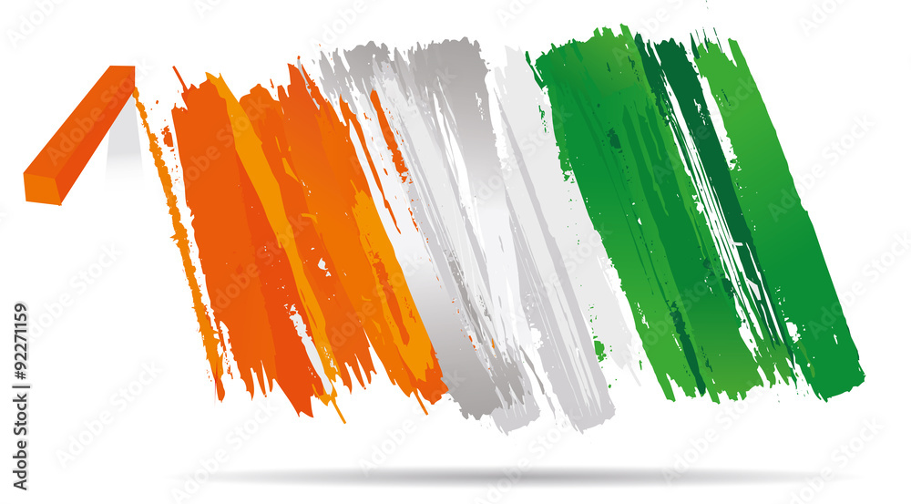 drapeau de la côte d'ivoire Stock Vector | Adobe Stock