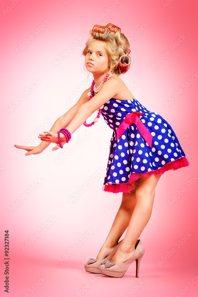 pin-up child Stock-Foto | Adobe Stock