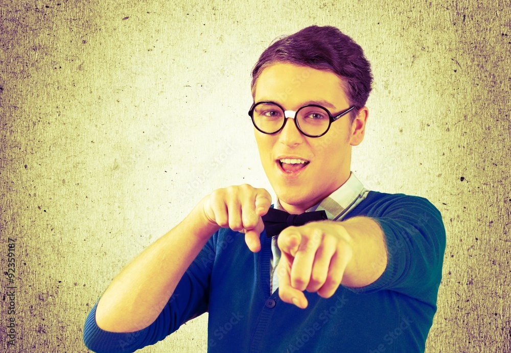 Men Nerd. Stock Photo | Adobe Stock