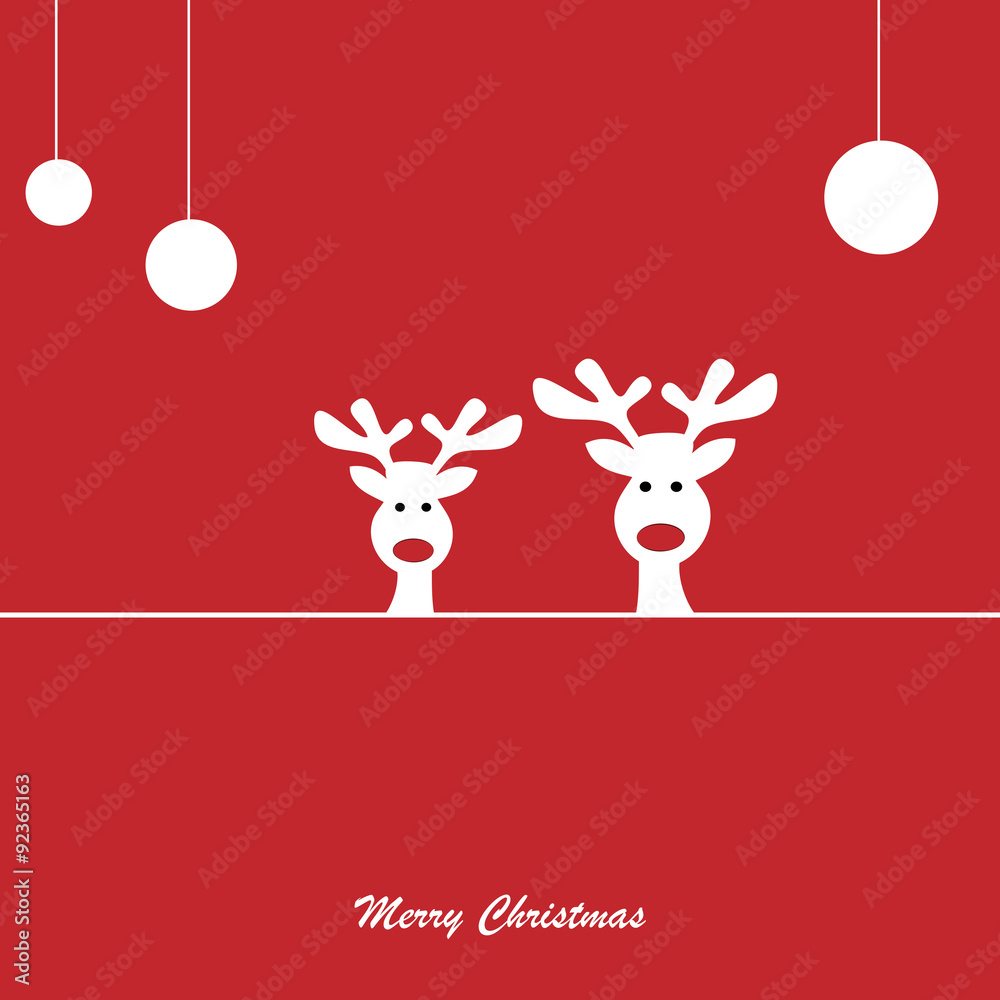 Rentiere - Vektor Grafik Stock Vector | Adobe Stock