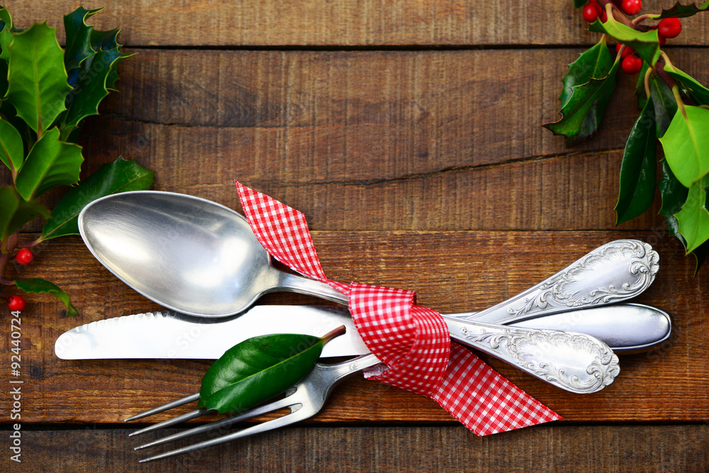 Holz Besteck Stock-Foto | Adobe Stock