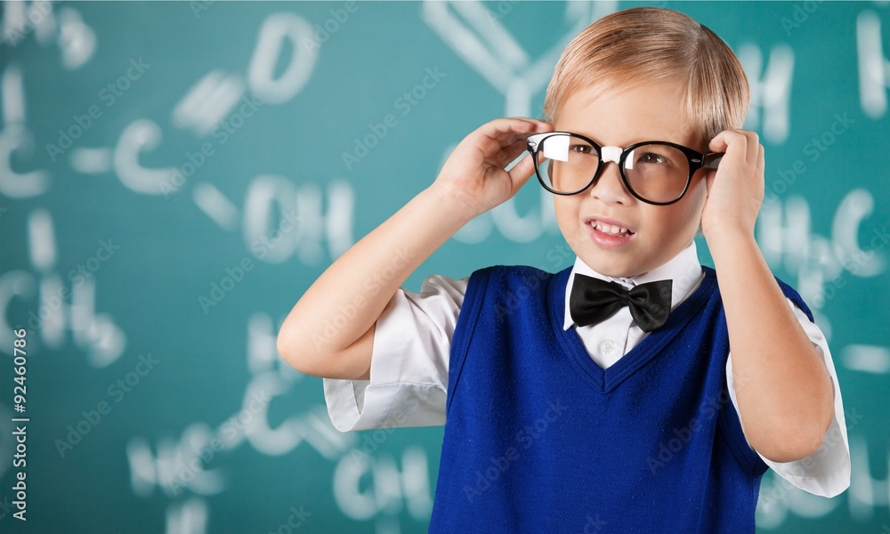 Kid professor. Stock Photo | Adobe Stock