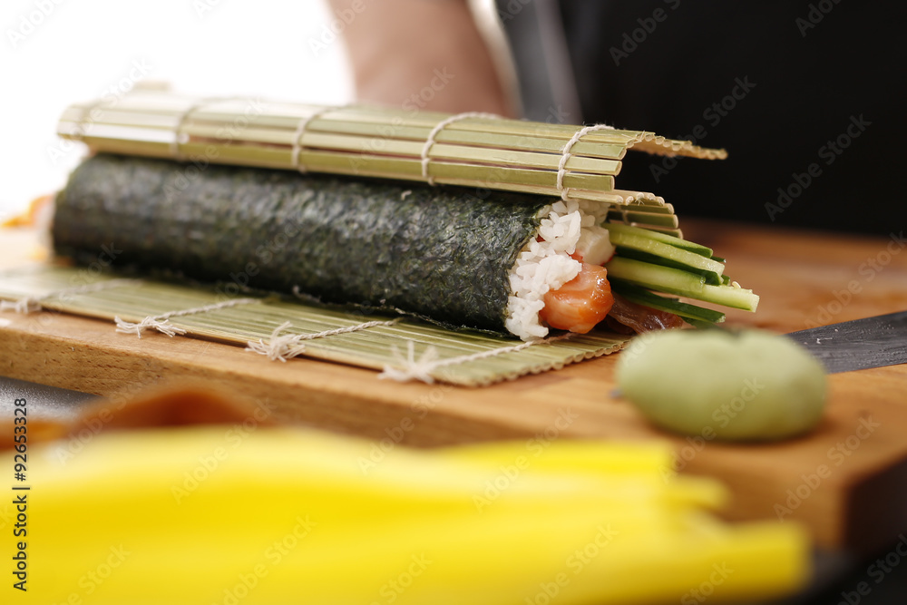 Rolka sushi Stock Photo | Adobe Stock