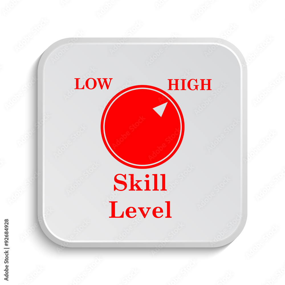Skill level icon Stock Illustration | Adobe Stock