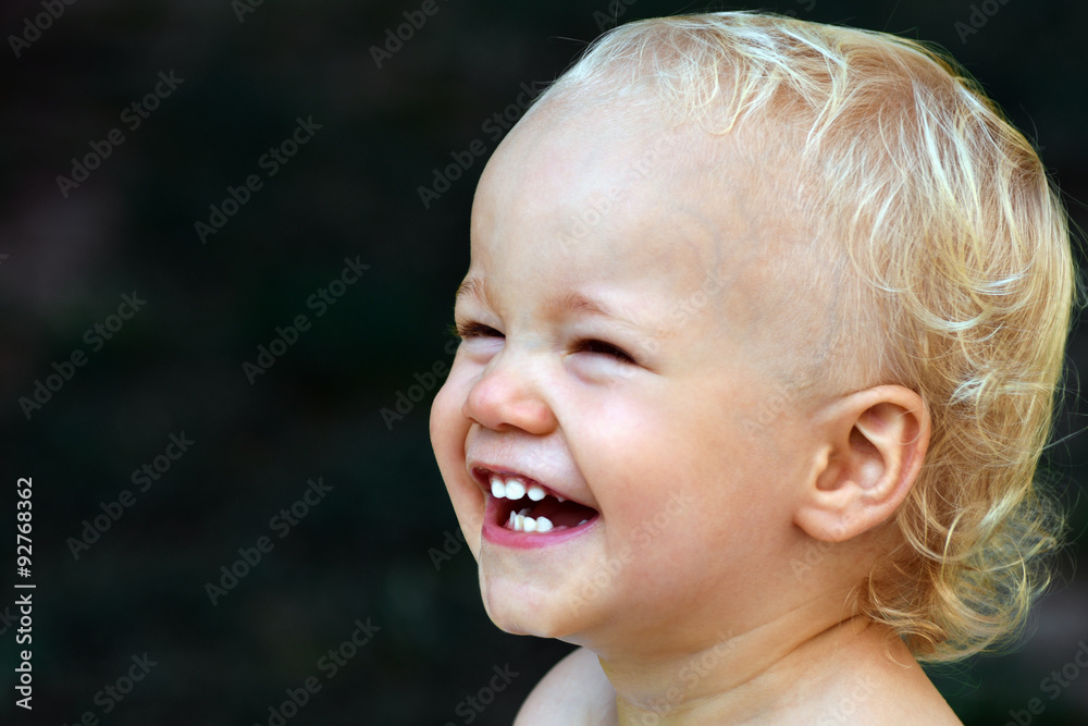 laughing child Stock Photo | Adobe Stock