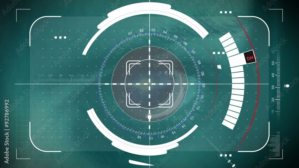 Vidéo Stock 2d SCIFI HUD screen. Guizmo scan eyetracking | Adobe Stock Vidéo Stock 2d SCIFI HUD screen. Guizmo scan eyetracking | Adobe Stock