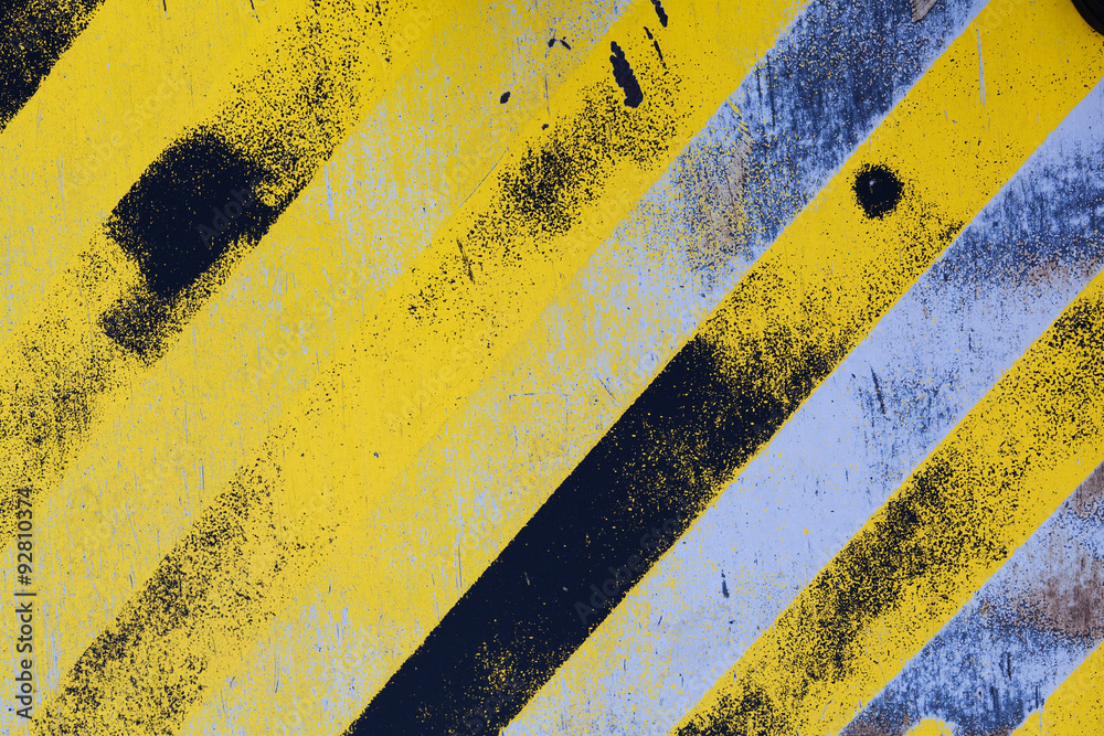 Warning hazard background Stock Photo | Adobe Stock