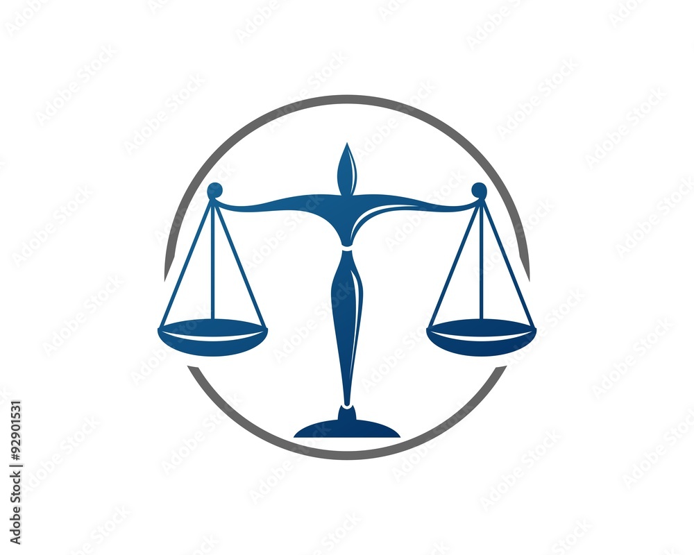 scale of justice symbol for lawyer agency v.2 Stock Vector | Adobe Stock