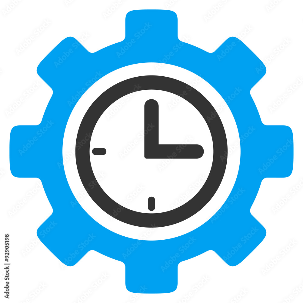 Time Setup Icon Stock Vector | Adobe Stock