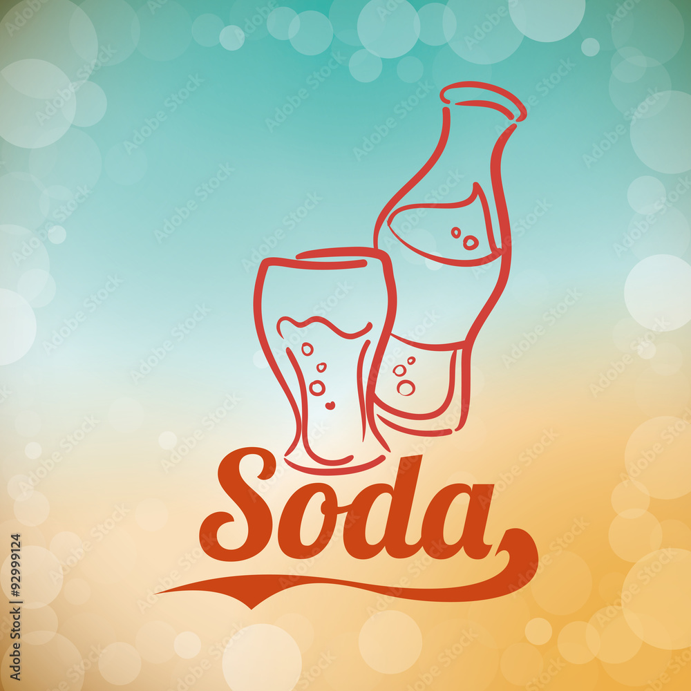 Soda design Stock Vector | Adobe Stock
