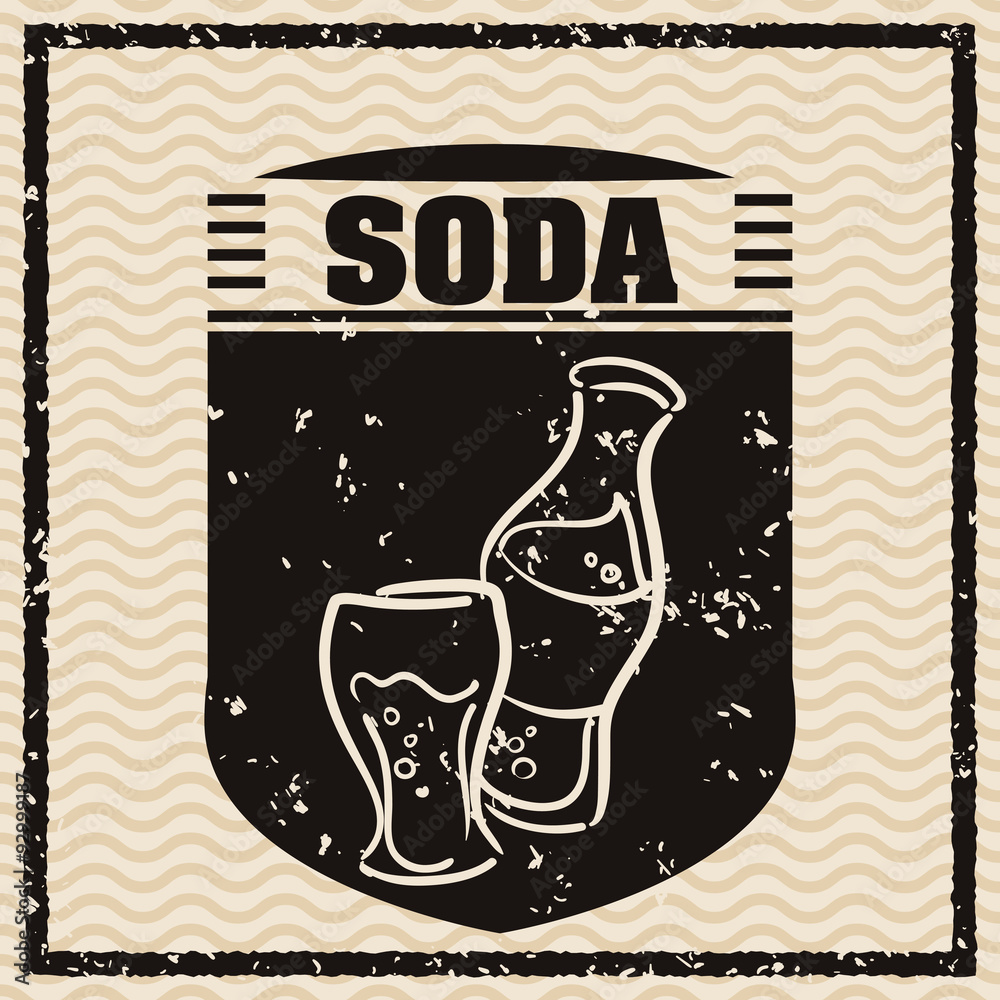 Soda design Stock Vector | Adobe Stock
