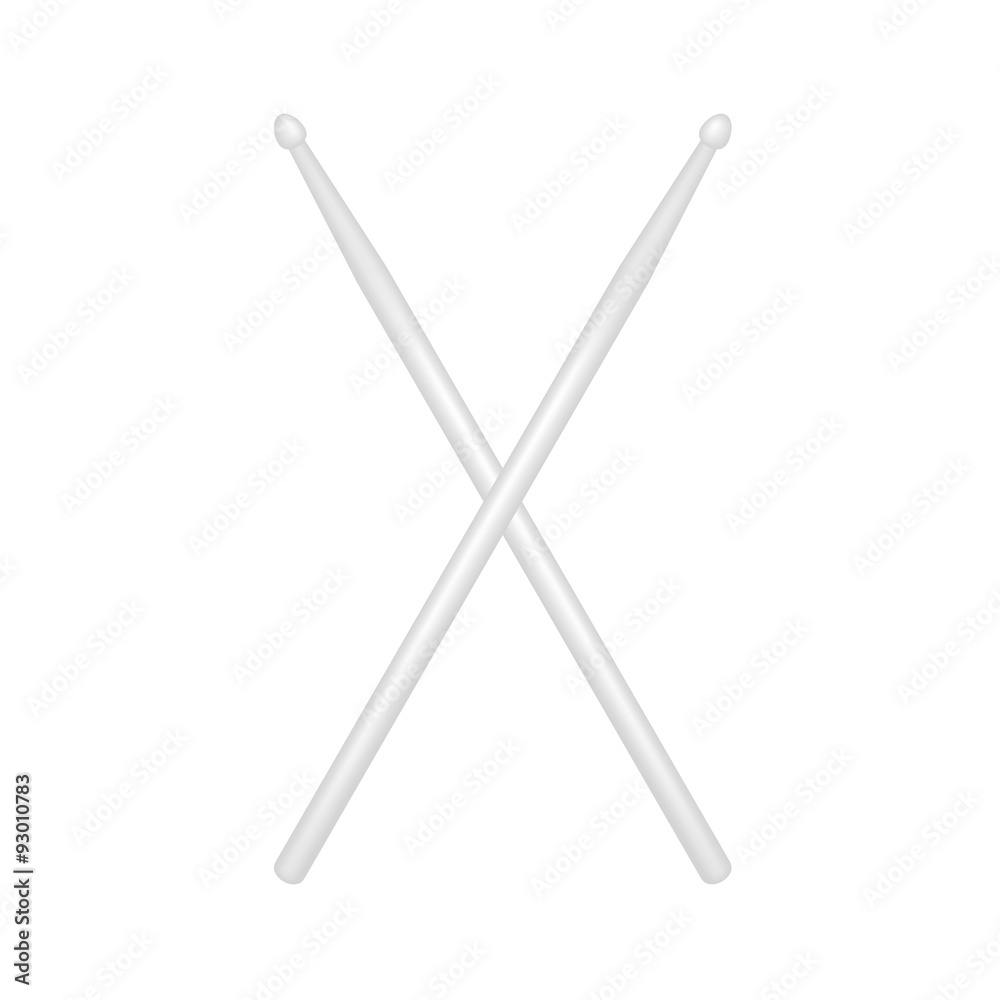 Crossed Drumsticks