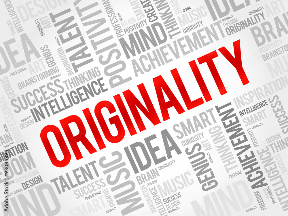 Originality word cloud, business concept Stock Vector | Adobe Stock