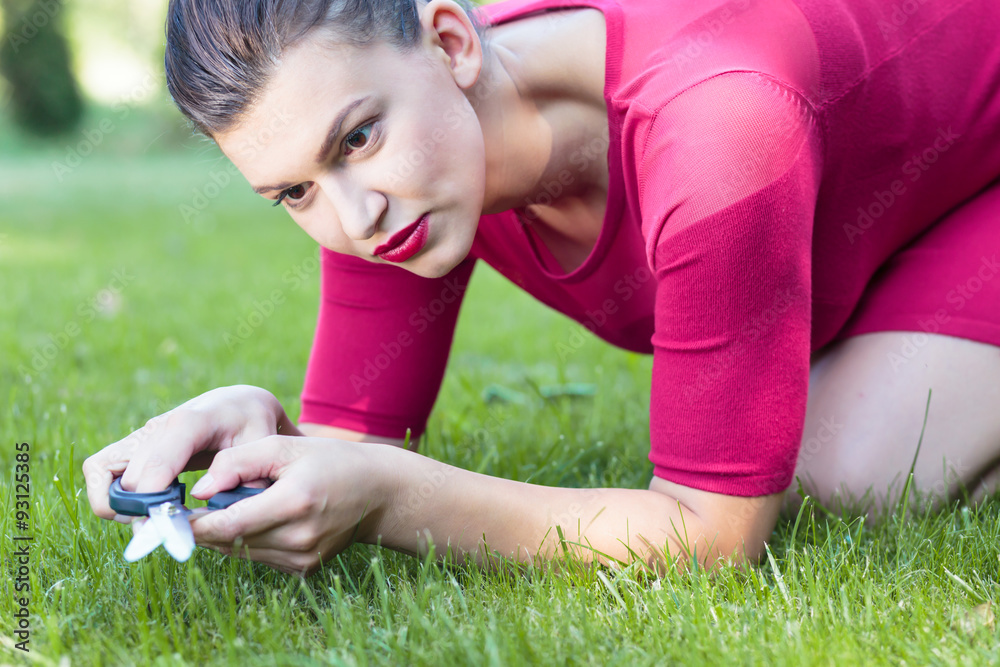 Perfect grass cutting Stock Photo | Adobe Stock