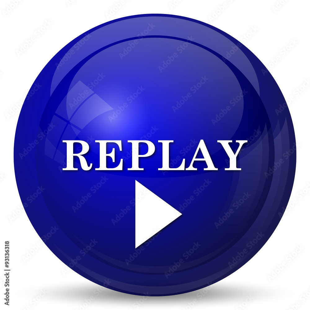Replay icon Stock Illustration | Adobe Stock