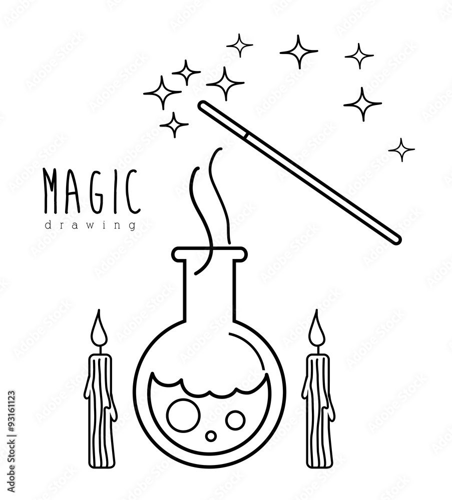 Magic graphic design Stock Vector | Adobe Stock