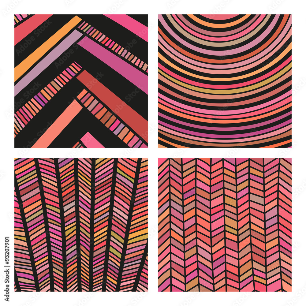 Colorful Zentangles Patterns