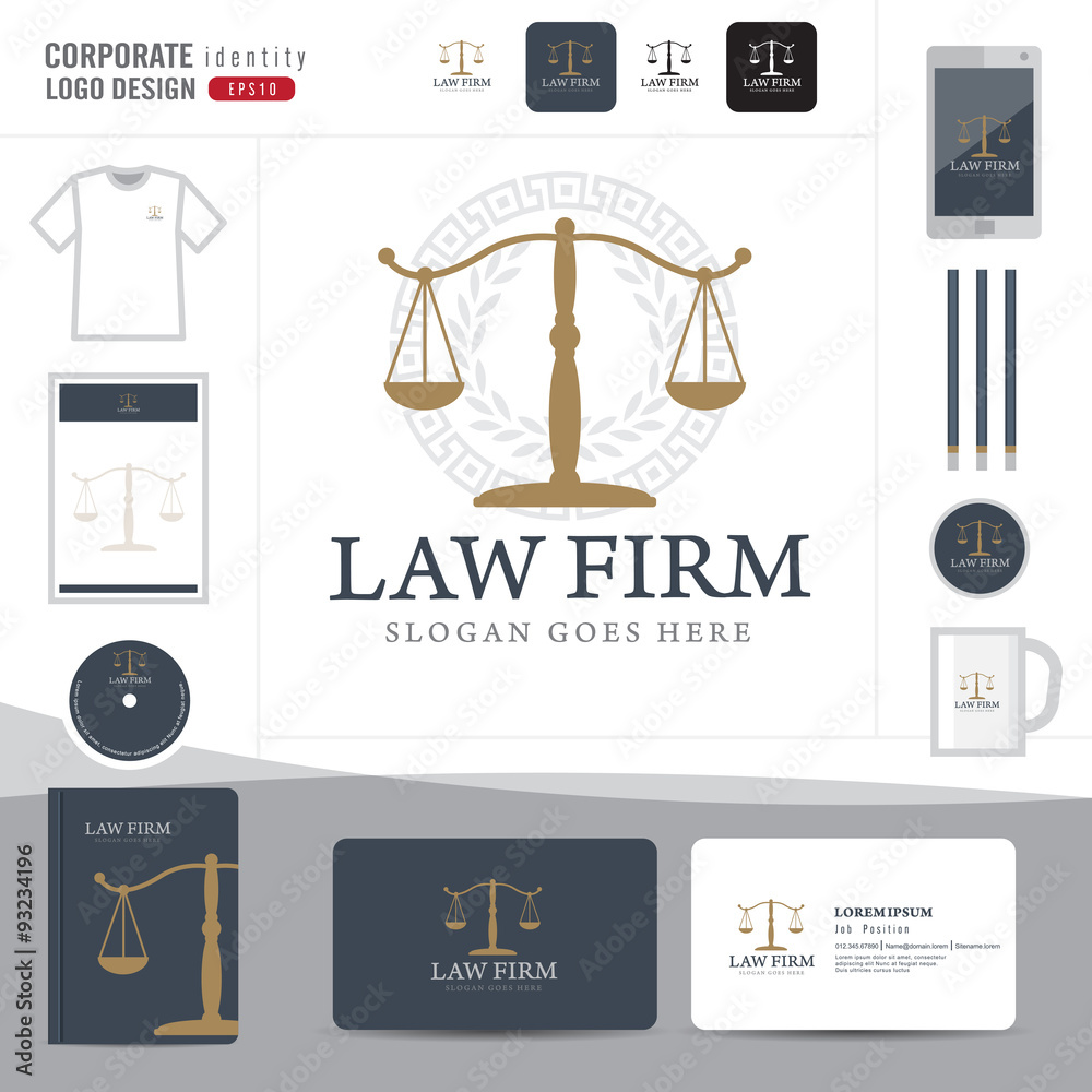 Law logo,law firm,law office,law Logotype corporate identity template ...