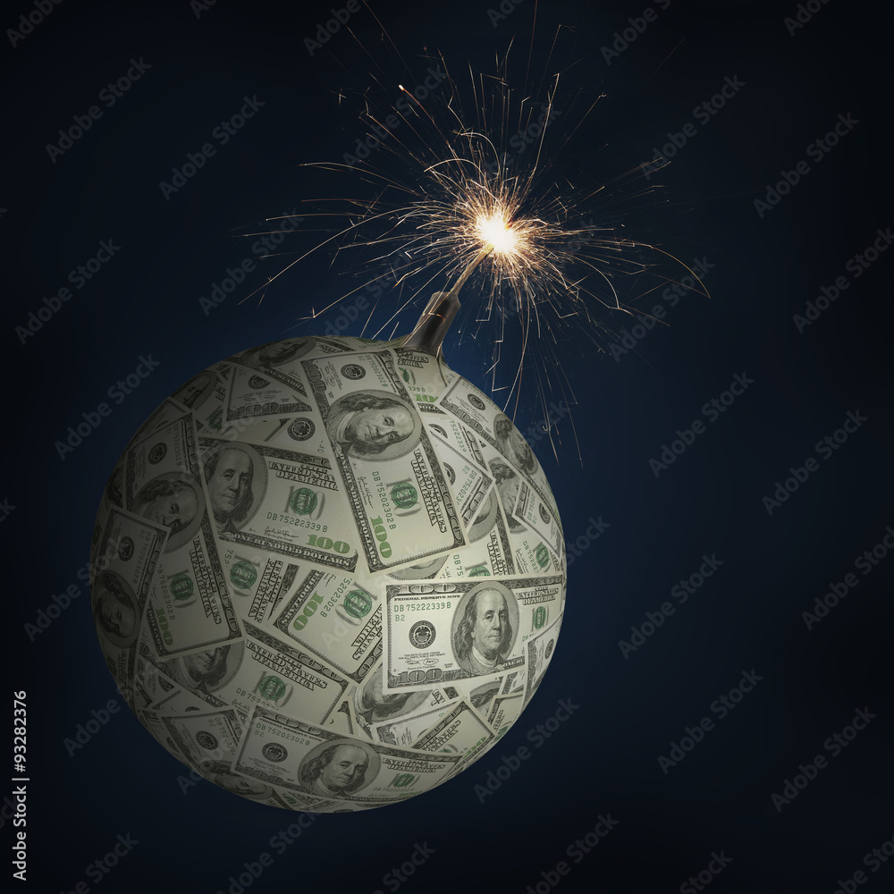 Money bomb Stock Photo | Adobe Stock