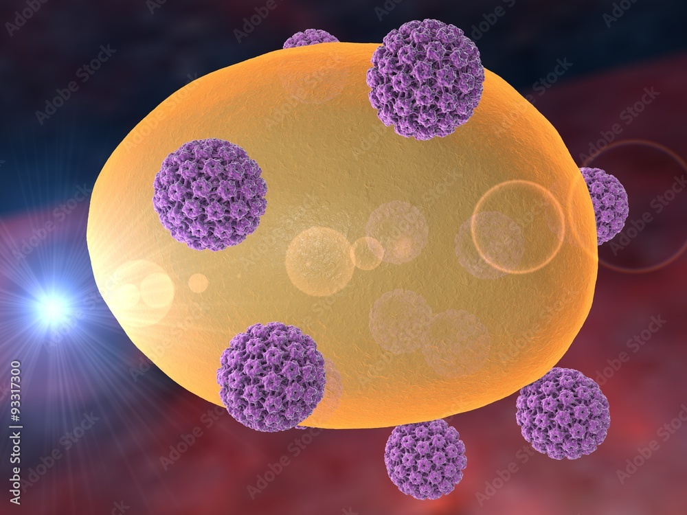 Human Papillomavirus, HPV type 16 (PDB 3J6R) which causes cancer of ...
