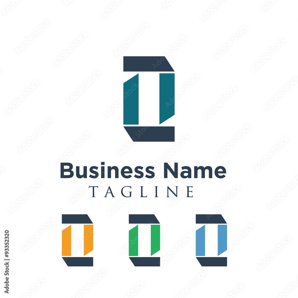 Square vector logo icon Stock Vector | Adobe Stock