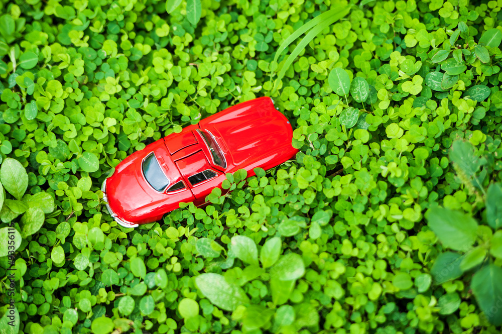 Sport car model in nature place . Stock Photo | Adobe Stock