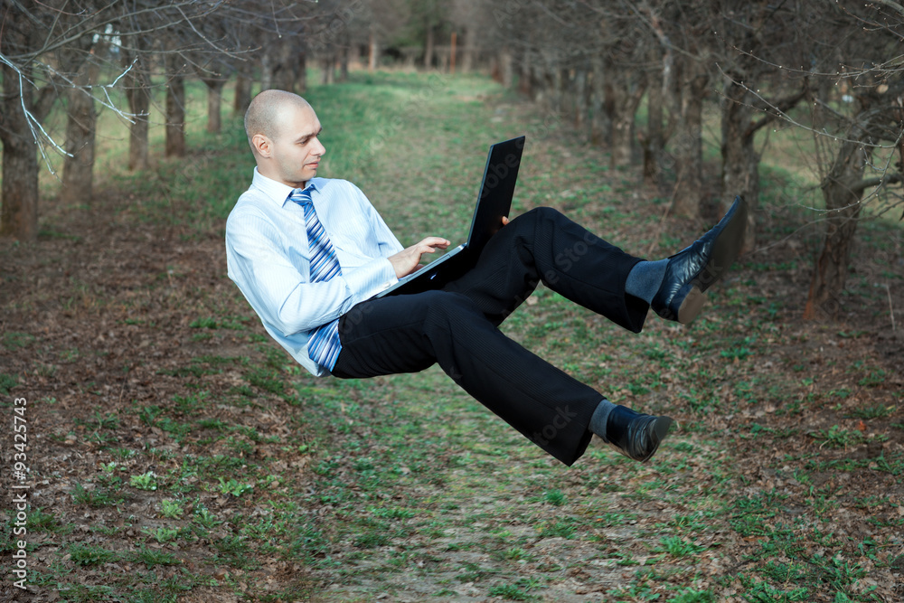 Person Flying In The Air