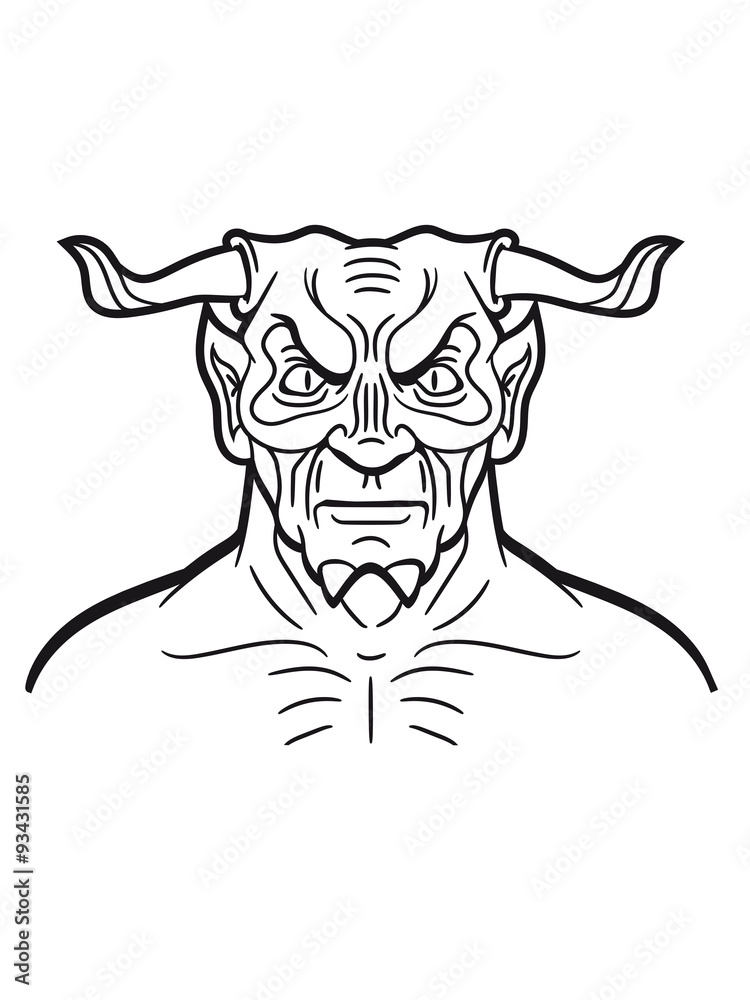 diablo devil Beelzebub evil satan Stock Illustration | Adobe Stock