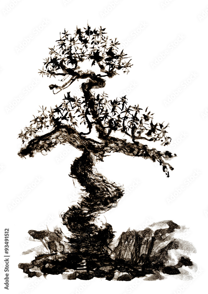 Chinese Tree Drawing