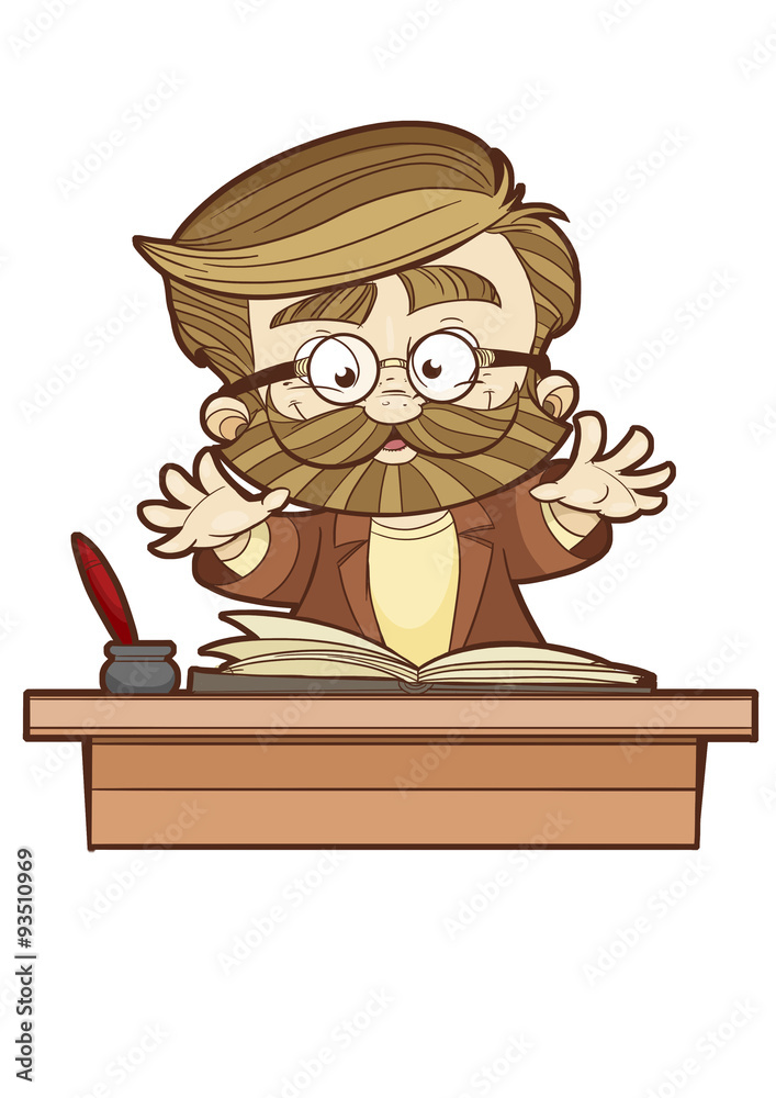 Escritor ilustración de Stock | Adobe Stock