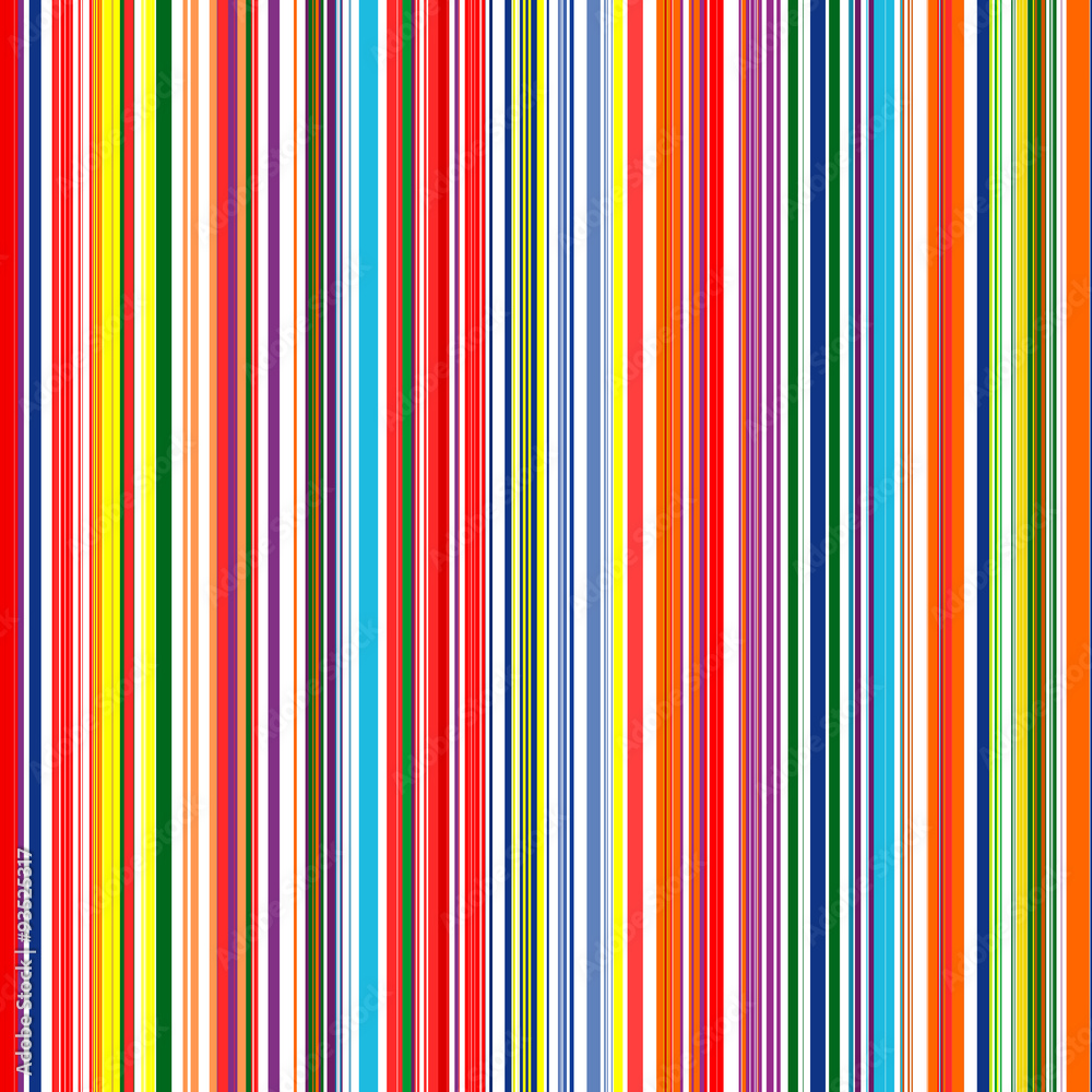 Seamless rainbow curved stripes color line art vector background Stock ...